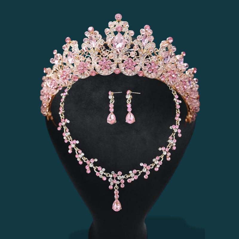 Pink Crystal Crown - Etsy