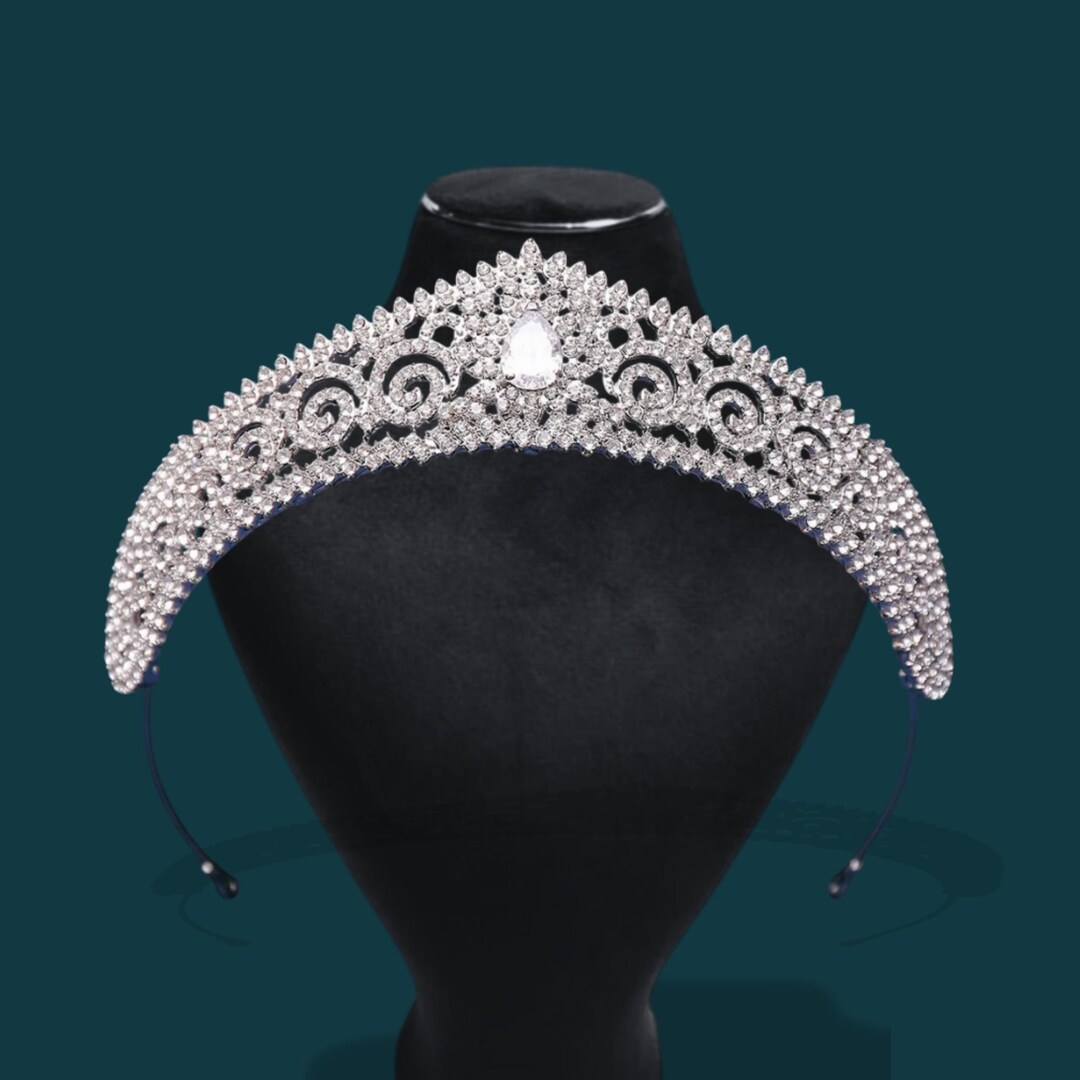 Bridal Luxury Wedding Crown, Perfect Bridal Silver/gold Elegant Tiara ...