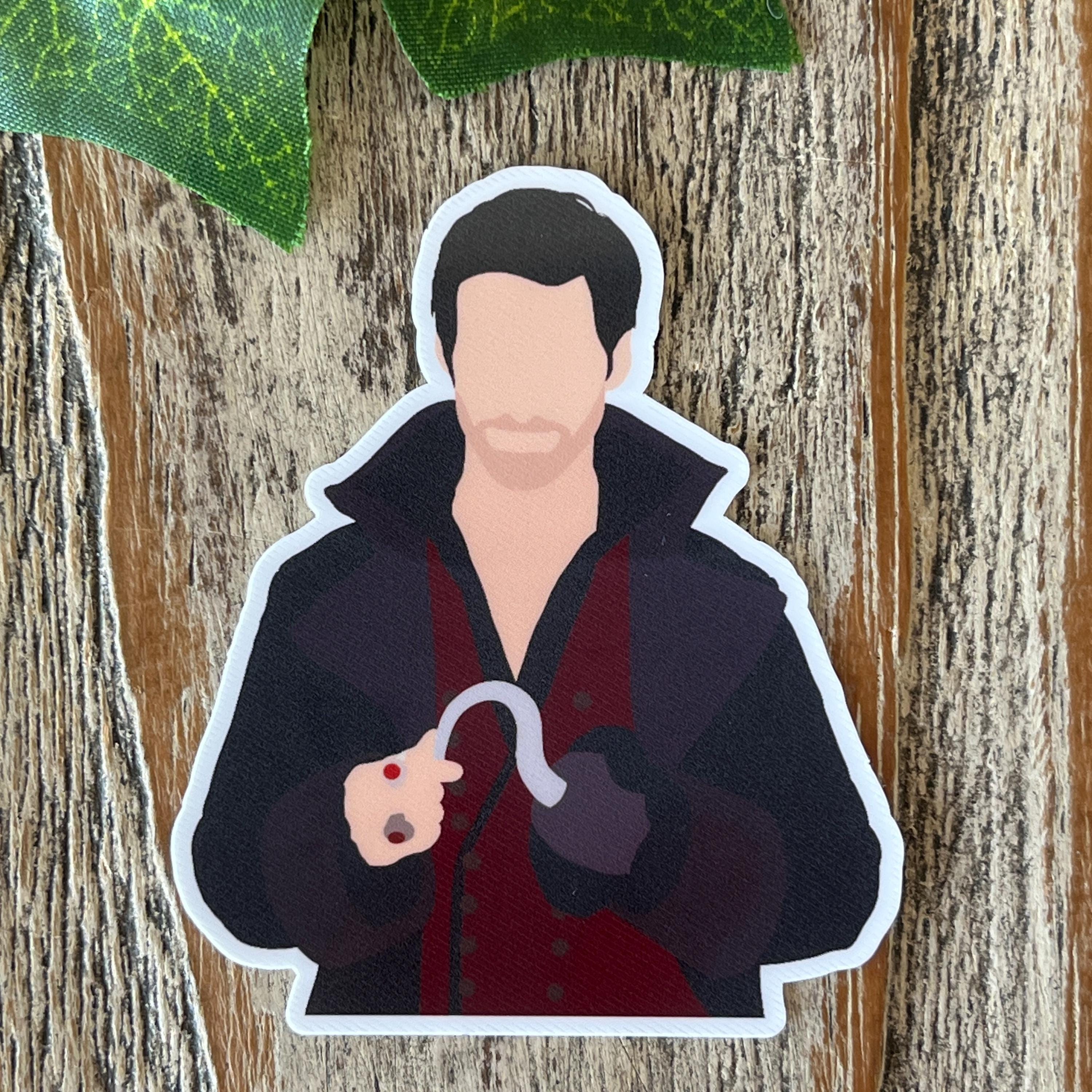 Once Upon a Time Vinyl Sticker Set | Emma, Hook, Evil Queen, Snow White ...