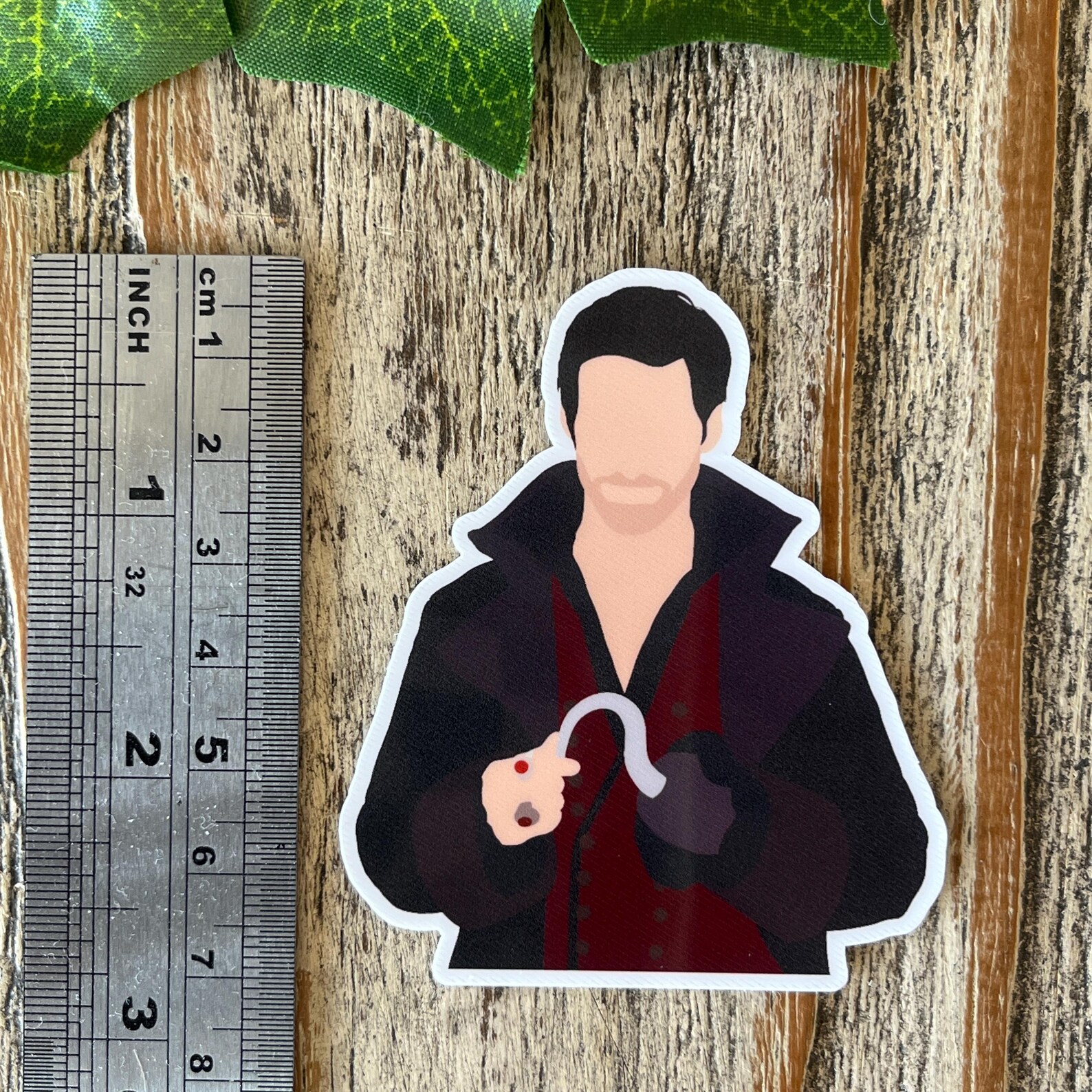 Captain Hook Once Upon a Time Sticker - Fantasy TV Stickers - Etsy