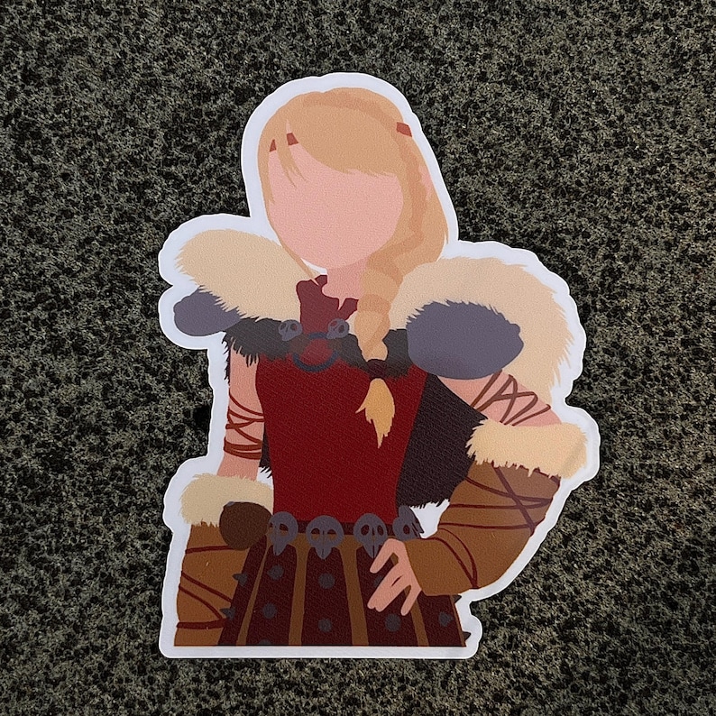 Astrid How to Train Your Dragon Sticker - Fantasy Movie Stickers - Etsy ...
