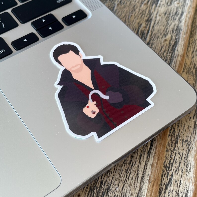 Captain Hook Once Upon a Time Sticker - Fantasy TV Stickers - Etsy