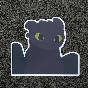 How to Train Your Dragon Vinyl Sticker Set | Hiccup, Toothless, Astrid ...