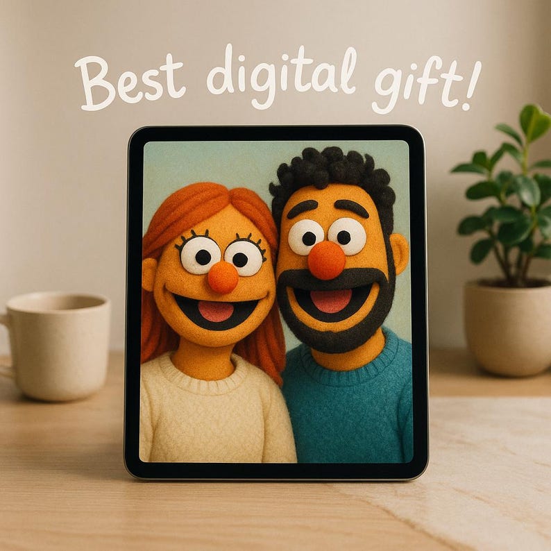 Custom Muppet Portrait From Photo – Personalized Digital Cartoon ...