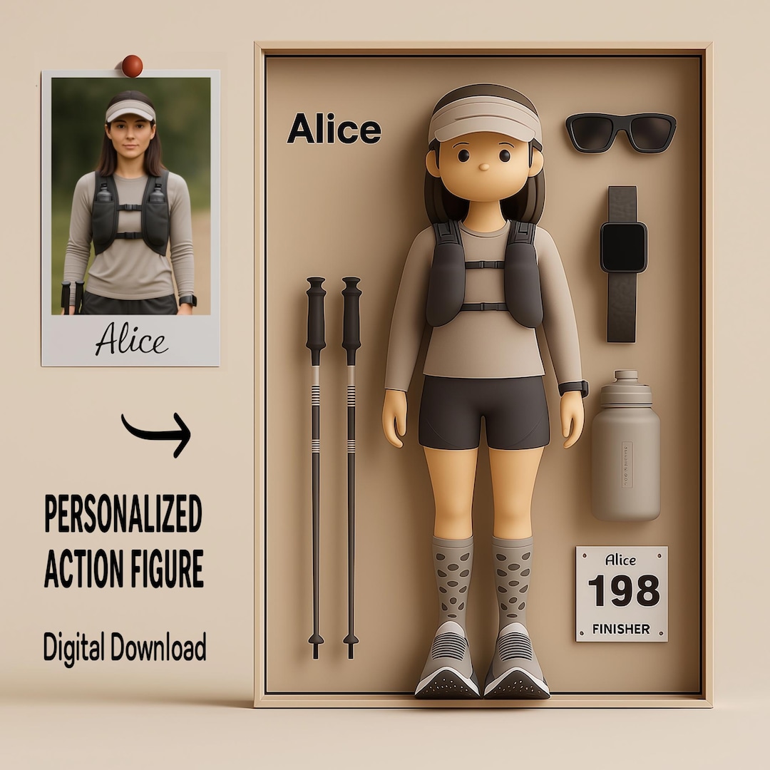 Personalized Action Figure Custom Starter Pack Blister Box Digital Art ...