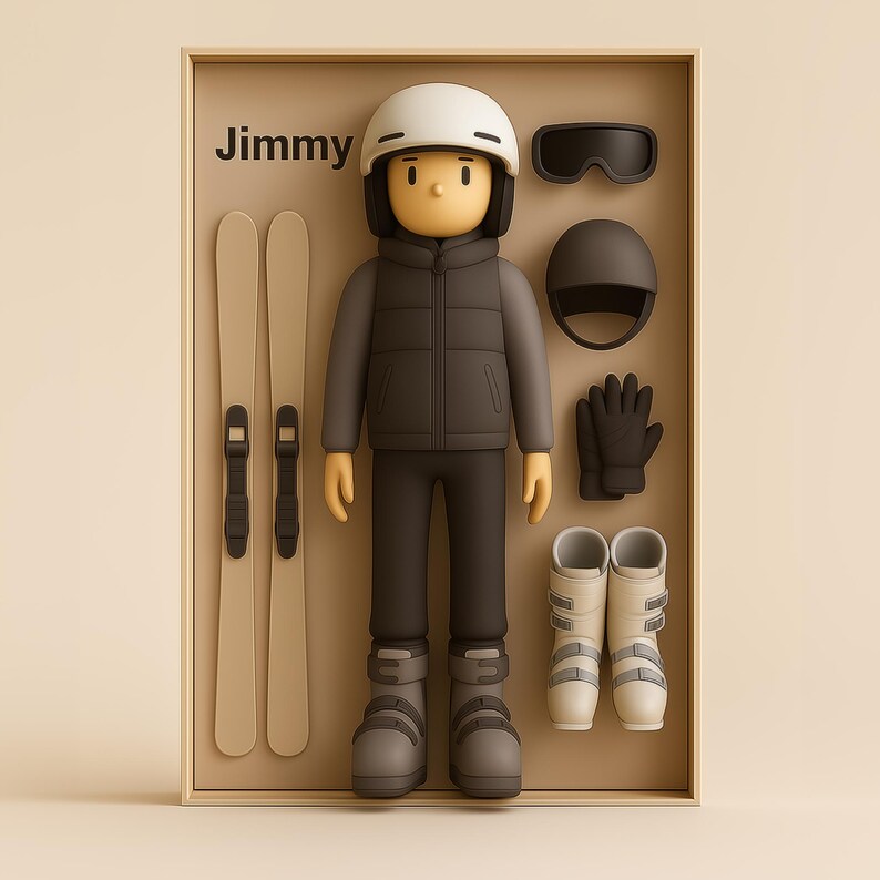 Personalized Action Figure Custom Starter Pack Blister Box Digital Art ...