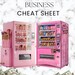 The Vending Machine Business Cheat Sheet~ PLR - Etsy