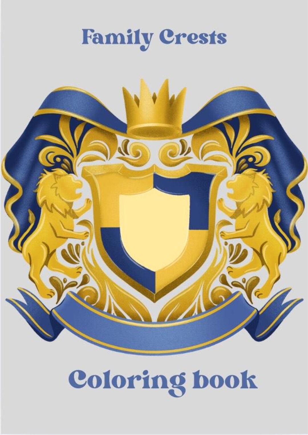 Family Crests Coloring Book - Etsy