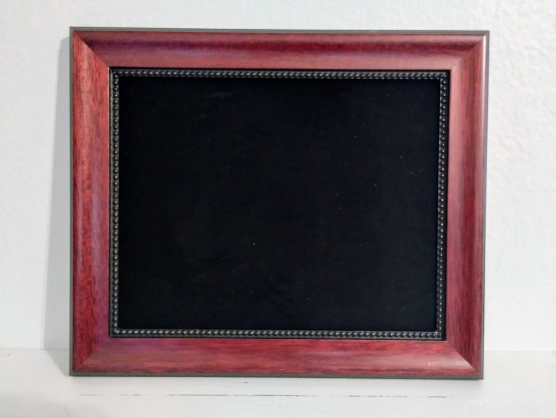 Black & Red, Pin Display, Foam Board, Memo Board. Pin Board, 8in X 10in ...