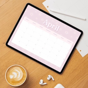 April 2025 Calendar | Printable & Digital Planner for Optimal ...