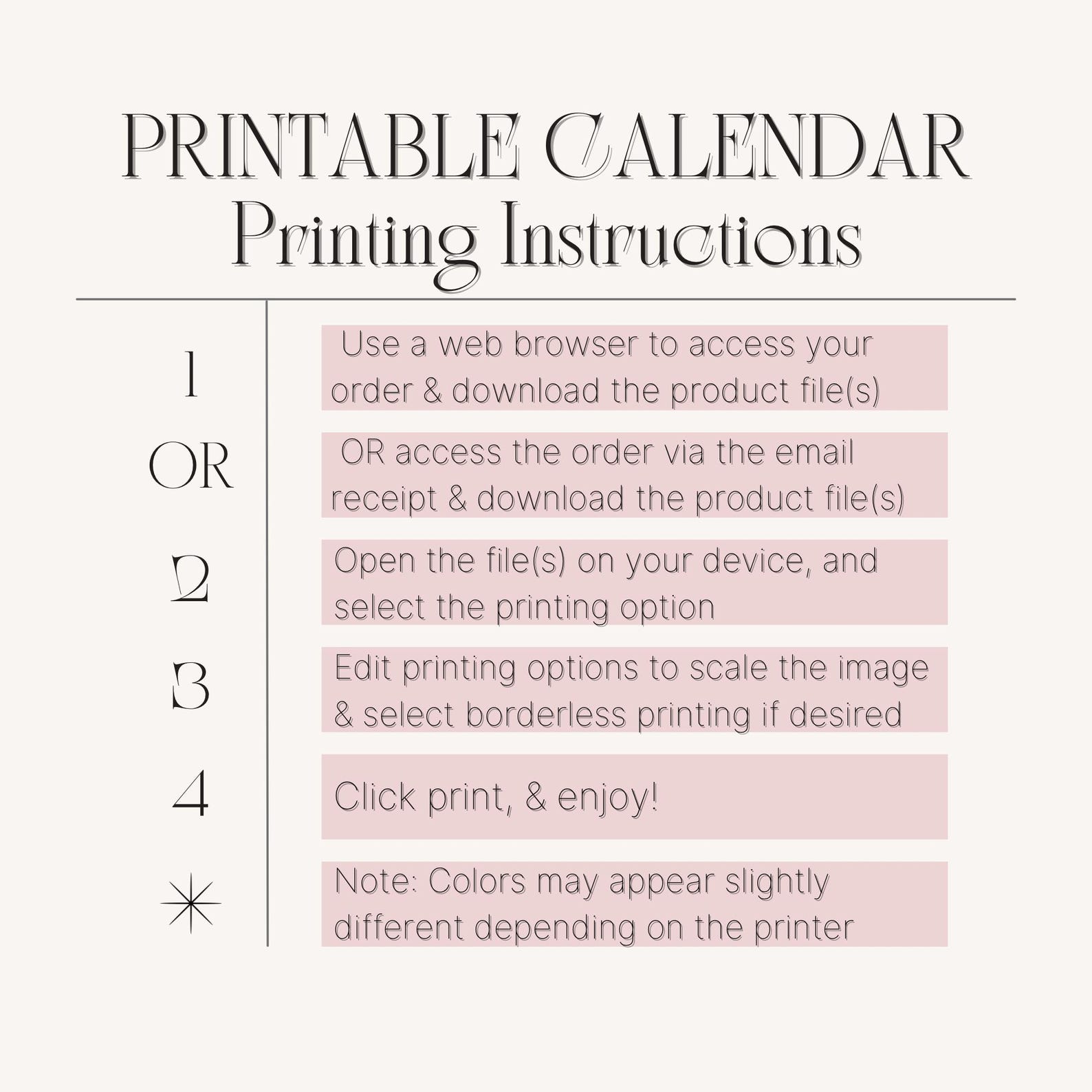 Floral April 2025 Calendar | Printable & Digital Planner for Optimal ...