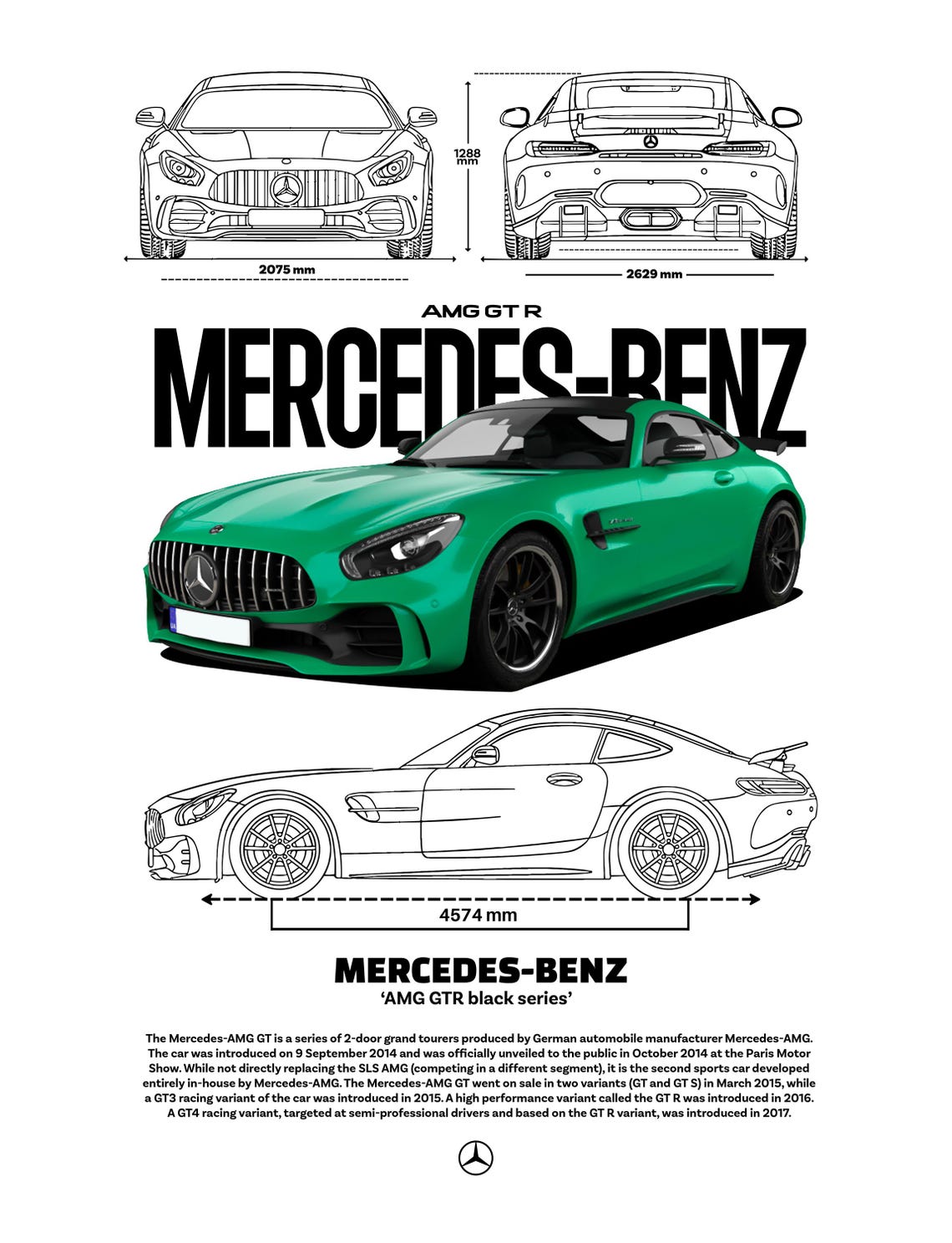 Mercedes AMG Gtr PNG File | High-quality Digital Download for DTF ...