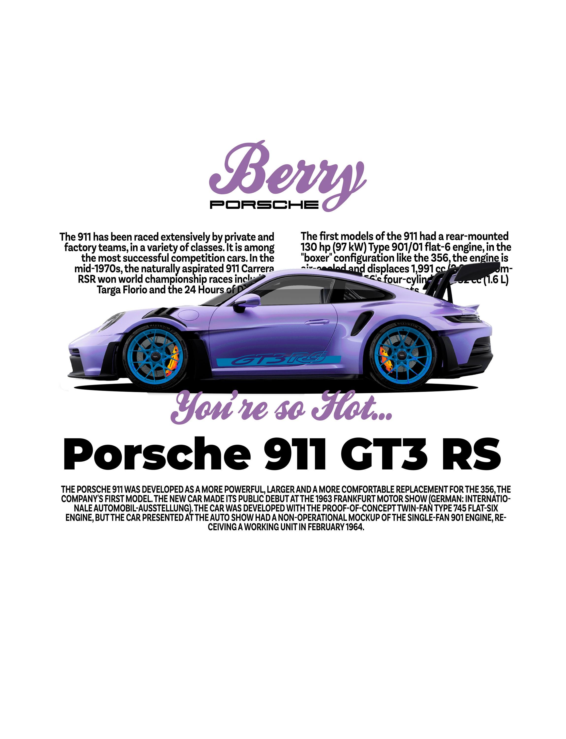 Porsche 911 PNG File | High-quality Digital Download for DTF Transfers ...