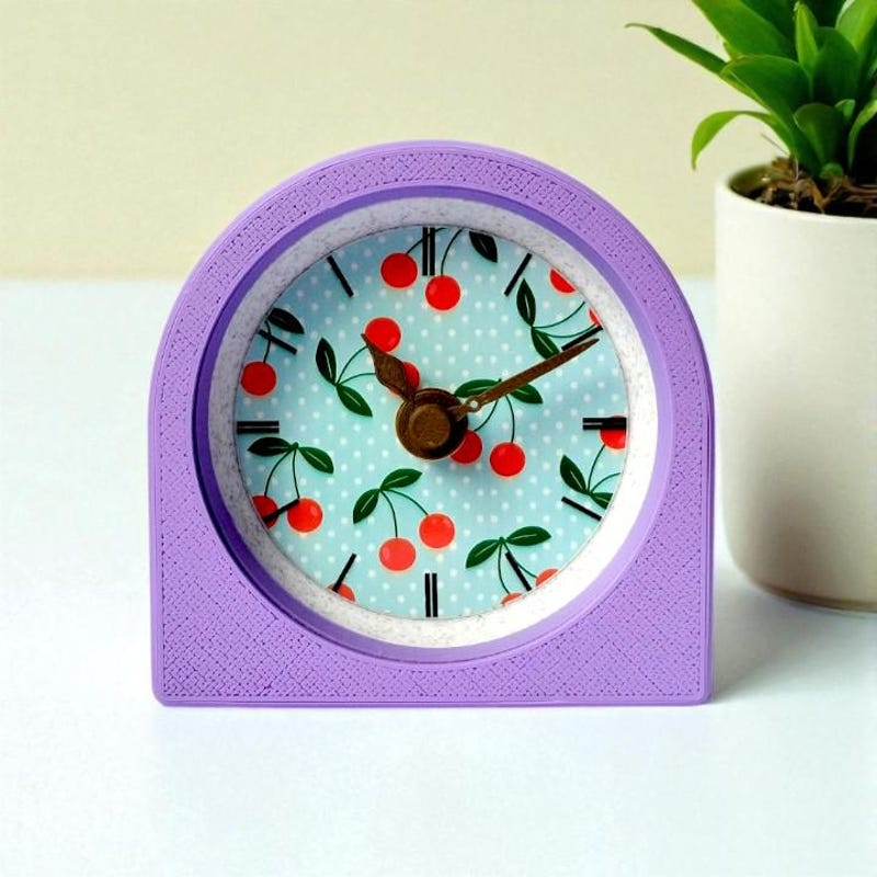 Polka Dot Clock - Etsy