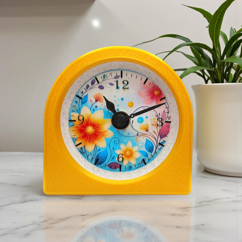 Floral Clock Table - Etsy
