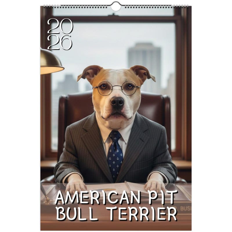 2026 Pit Bull Calendar - Etsy
