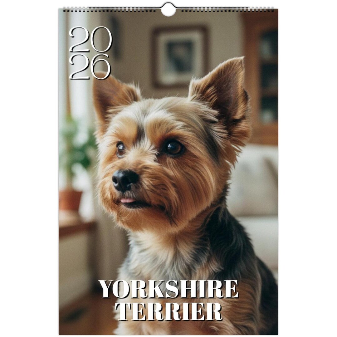 2026 Yorkshire Terrier Wall Calendar, Yorkie Mom Gift, Dog Lover ...