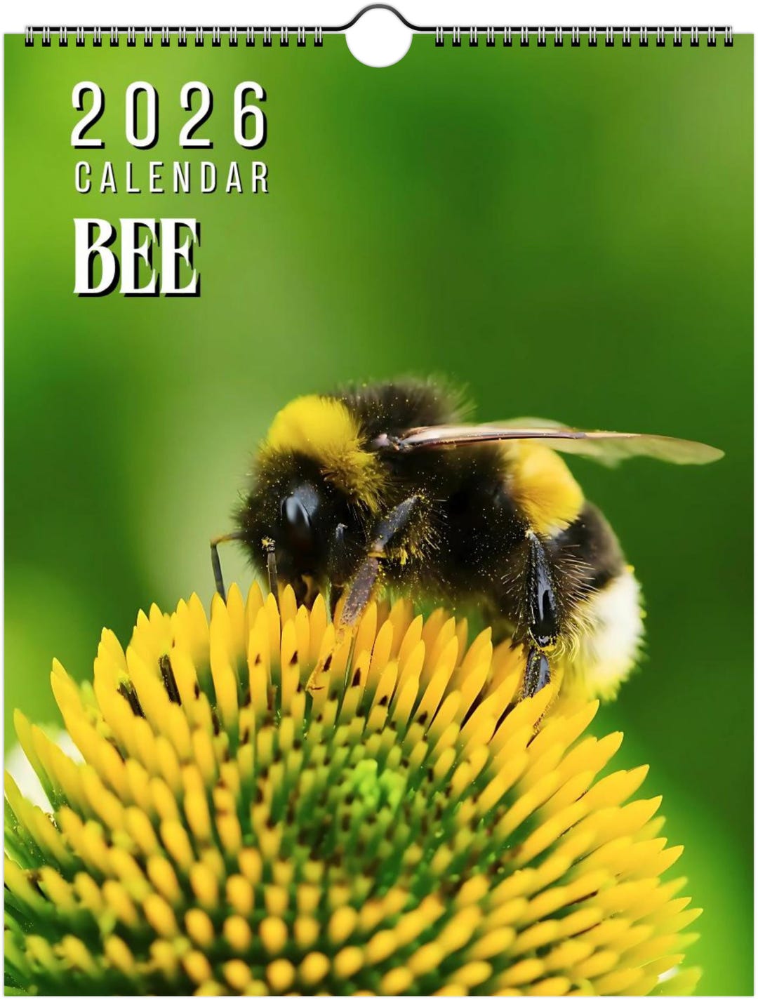 2026 Bee Wall Calendar, Holiday Gift Idea for Bee Lovers, Yearly ...