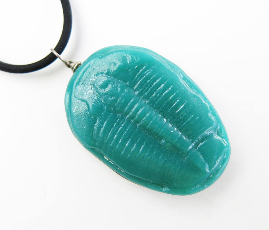 Trilobite Cast Glass Pendant - Etsy