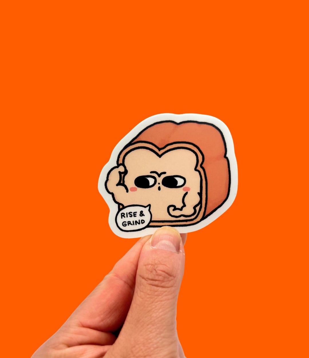 Buff Bread Loaf Sticker - Funny Food Art Gift for Gym Friend - Etsy