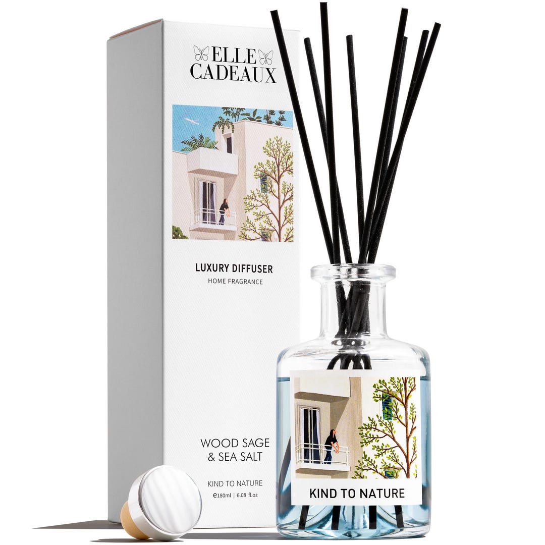 Wood Sage & Sea Salt Reed Diffuser | Coastal Home Fragrance, 6oz - Etsy