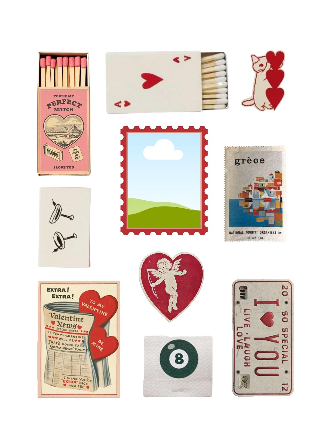 Valentine Matchbox Poster Canva Template Gift Ideas - Etsy