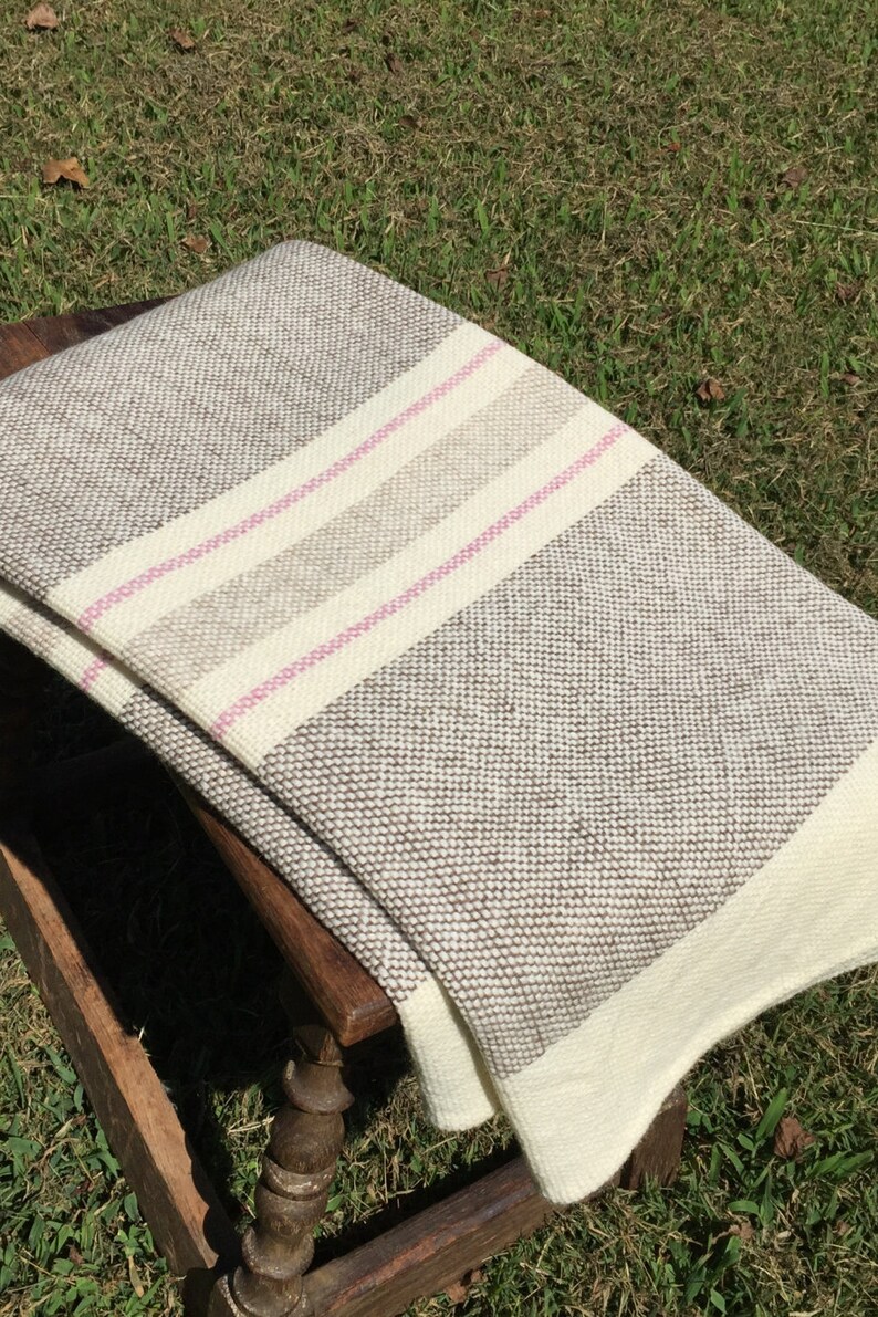 Hand Woven Merino Wool Blanket - Etsy