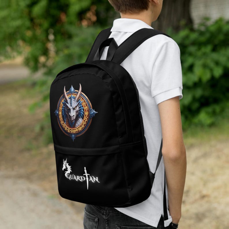 Guardian Dragon Backpack, Fantasy RPG Bag, Medieval Gaming Backpack ...