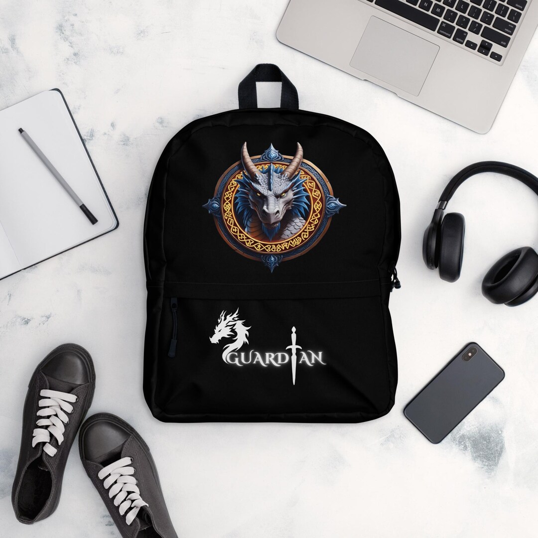 Guardian Dragon Backpack, Fantasy RPG Bag, Medieval Gaming Backpack ...