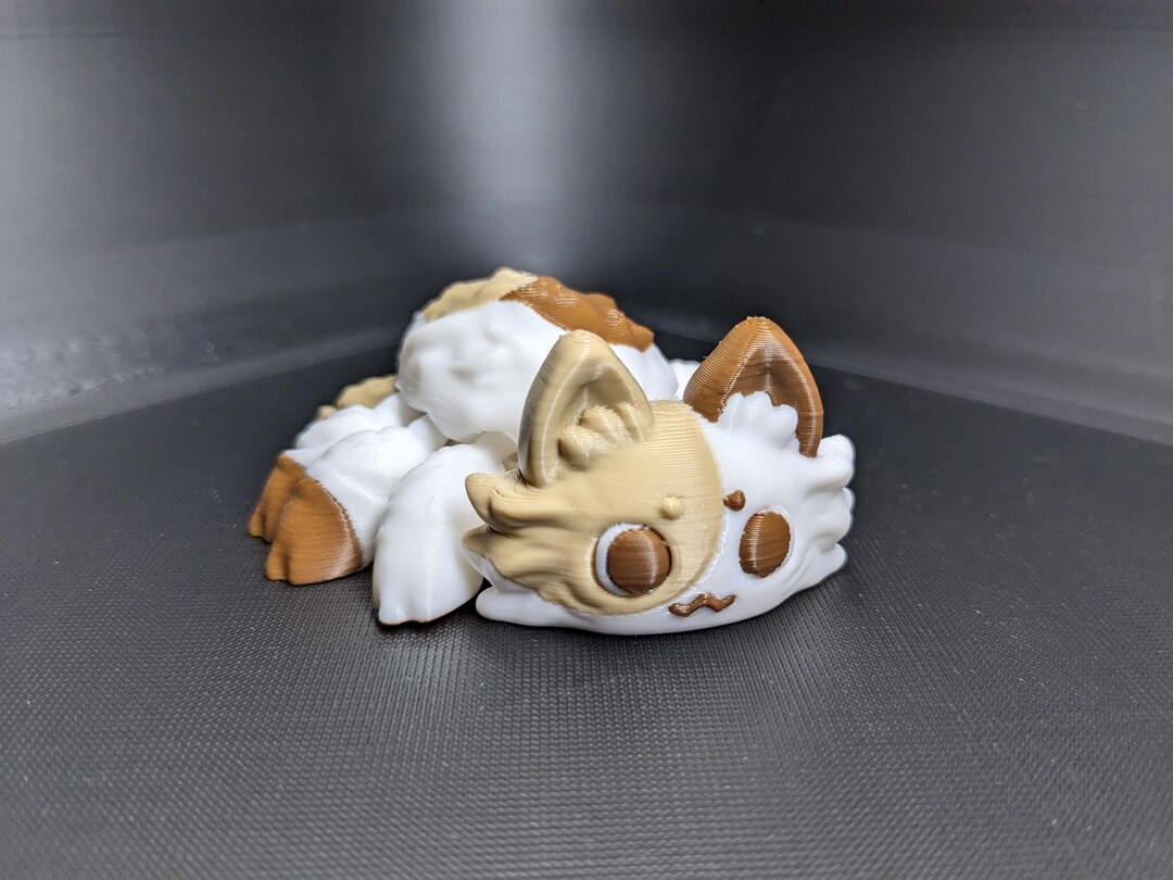 3D Printed Calico Spider Kitten – Articulated Creepy Cute Fidget Toy ...