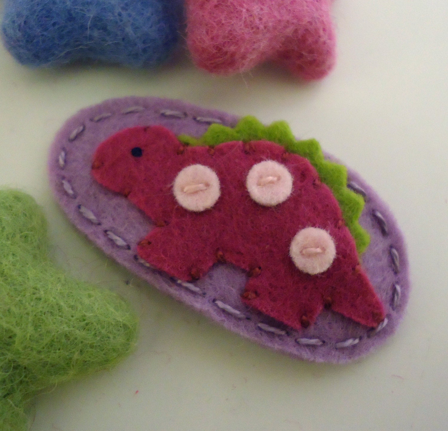 Felt hair clips Felt animal Baby girl Hair accessories | Etsy