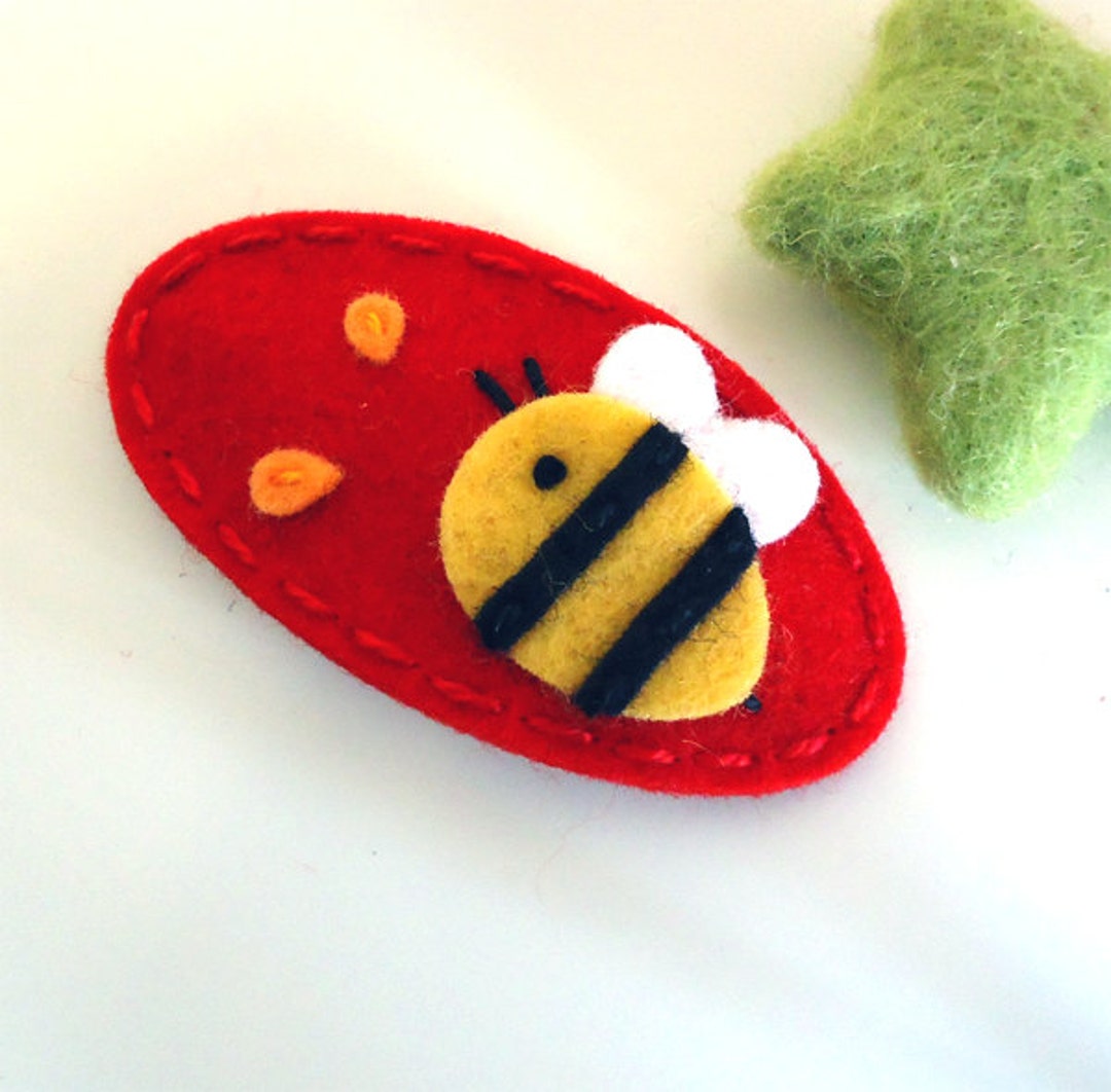 Felt Hair Clips, Felt Animal, Baby Girl, Hair Accessories, Felt Hair ...