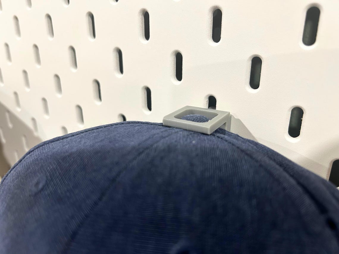 Ikea Skadis Hat Display Ball Cap Holder Pegboard Uppspel Accessory ...