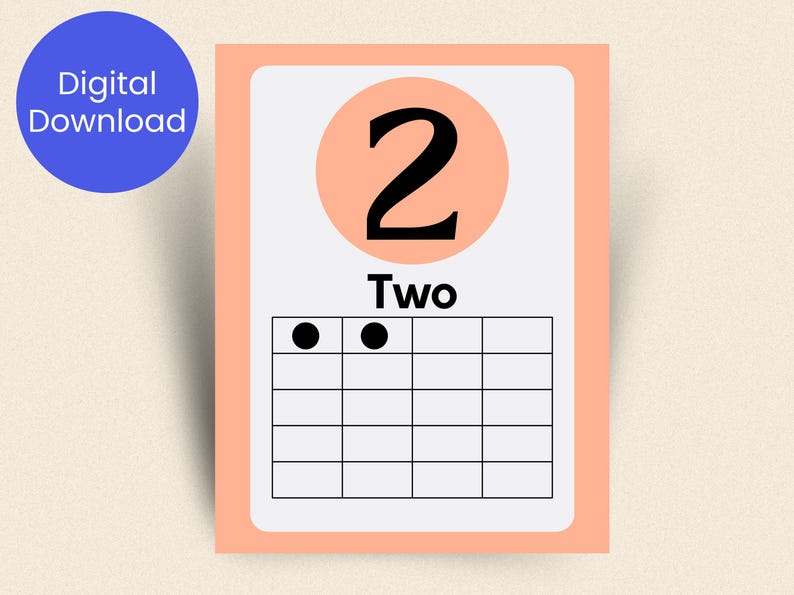 Printable Number Posters for Classroom Decor-digital Number Wall Art ...