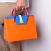 The Big Brick Bag in Orange & Blue Made Entirely of LEGO® Bricks FREE ...