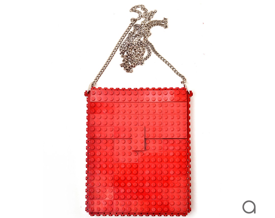 Dark Red Hip Clutch on a Chain Made Entirely With LEGO® Bricks FREE ...