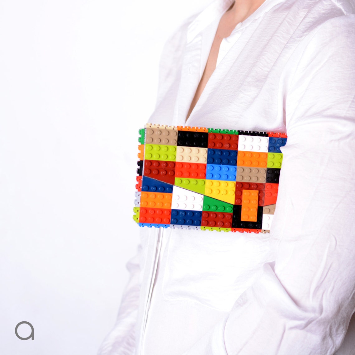 Multicolor Clutch Purse Made With LEGO® Bricks FREE SHIPPING Purse ...
