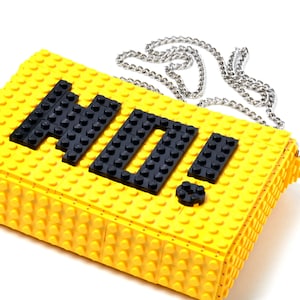 Yellow Crossbody Purse With No Made With LEGO® Bricks FREE SHIPPING ...
