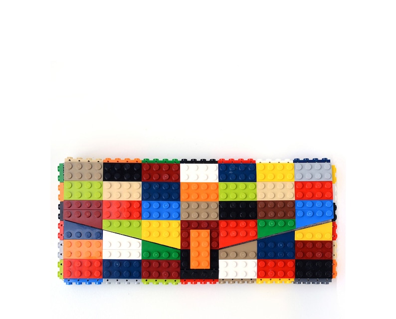 Multicolor Clutch Purse Made With LEGO® Bricks FREE SHIPPING Purse ...