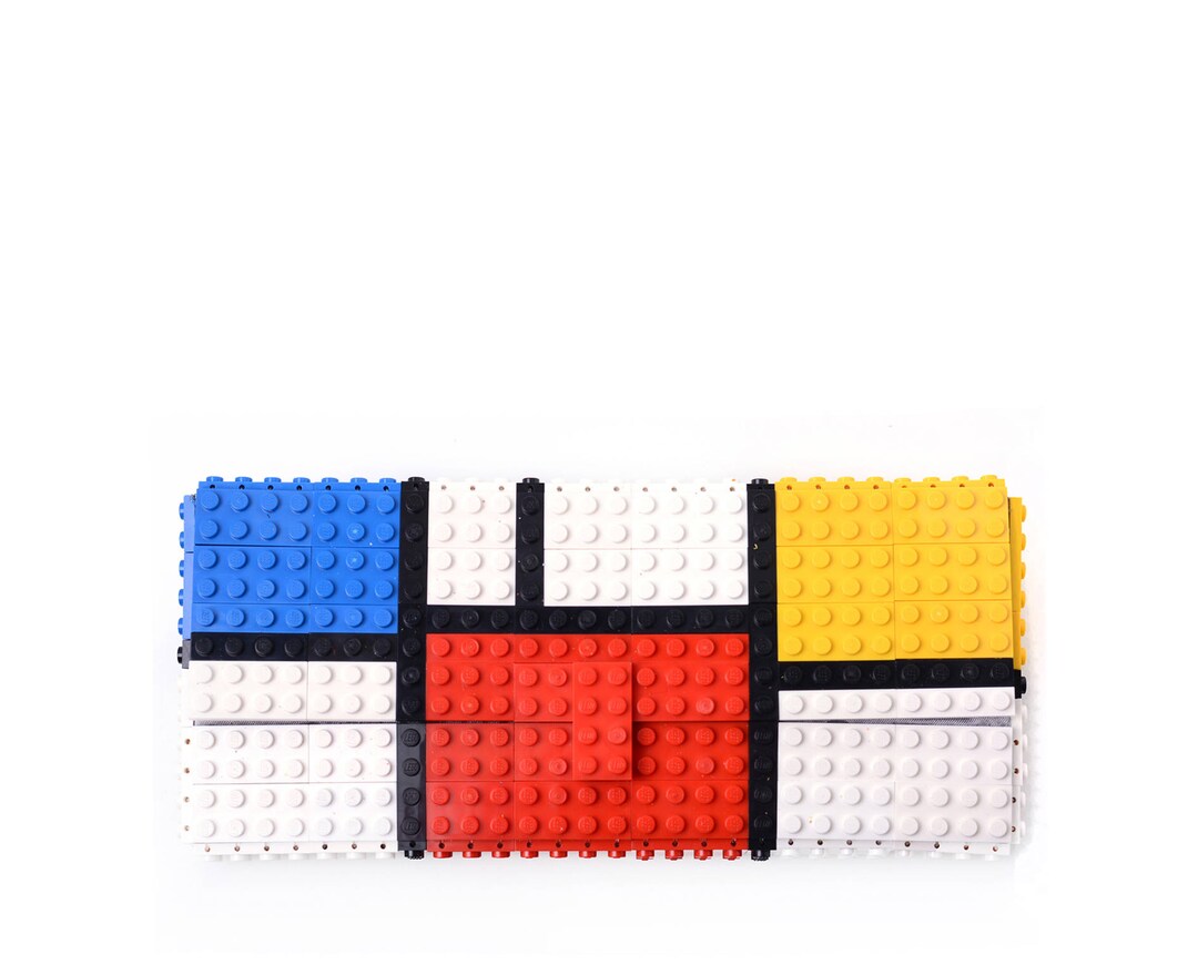 Mondrian Tribute Clutch Purse Made With LEGO® Bricks FREE SHIPPING ...