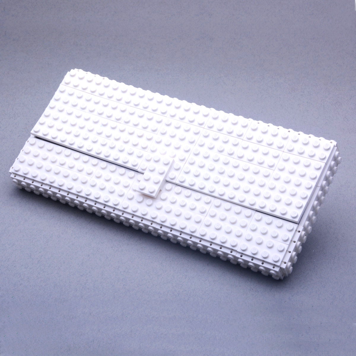 White Clutch Purse Made With LEGO® Bricks FREE SHIPPING Purse Handbag ...