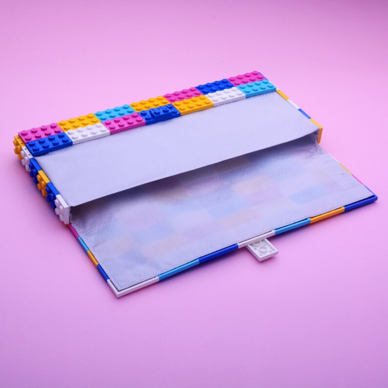 Multicolor Candy Clutch Purse Made With LEGO® Bricks FREE - Etsy