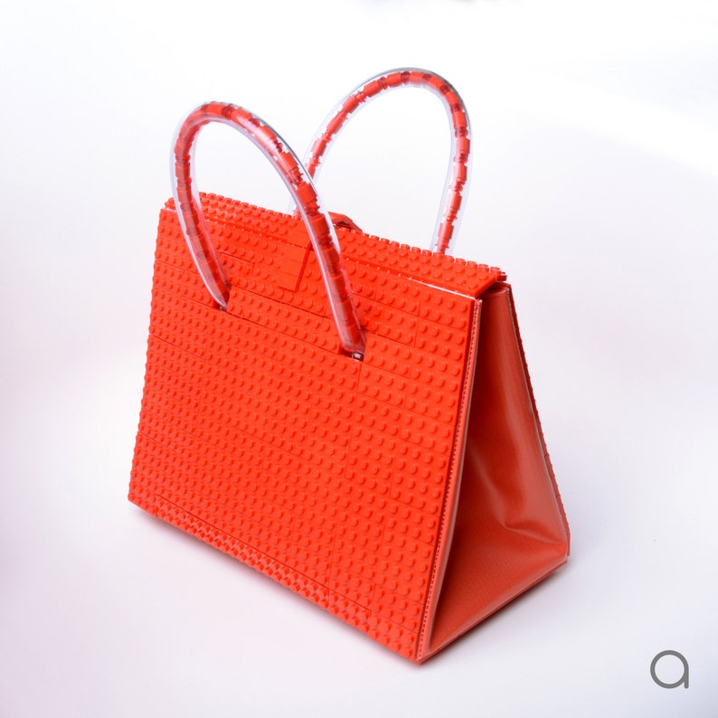 The Brick Bag in Red Made Entirely of LEGO® Bricks FREE SHIPPING ...