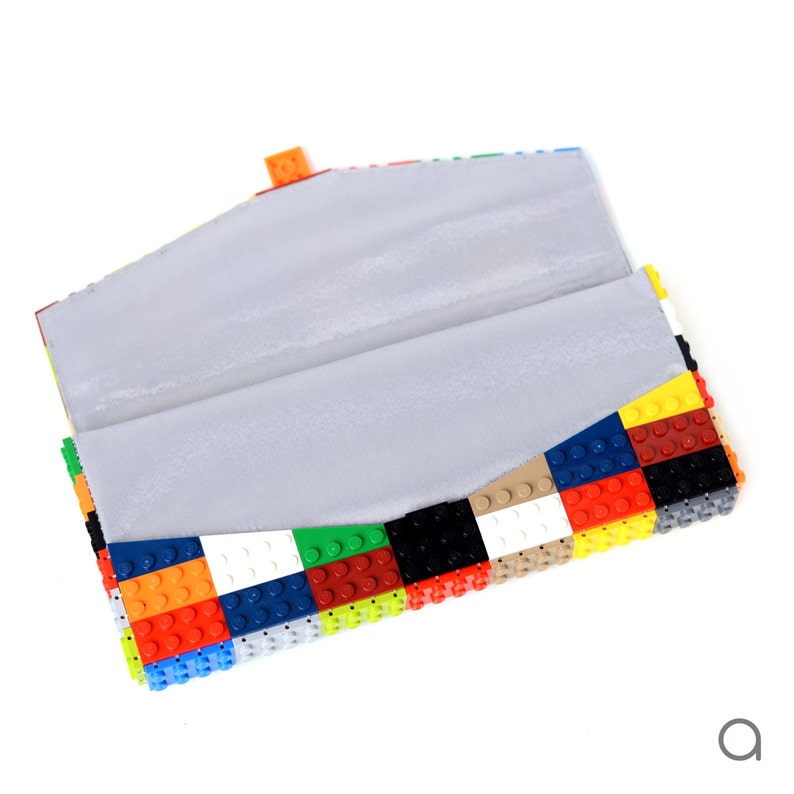 Multicolor Clutch Purse Made With LEGO® Bricks FREE SHIPPING Purse ...