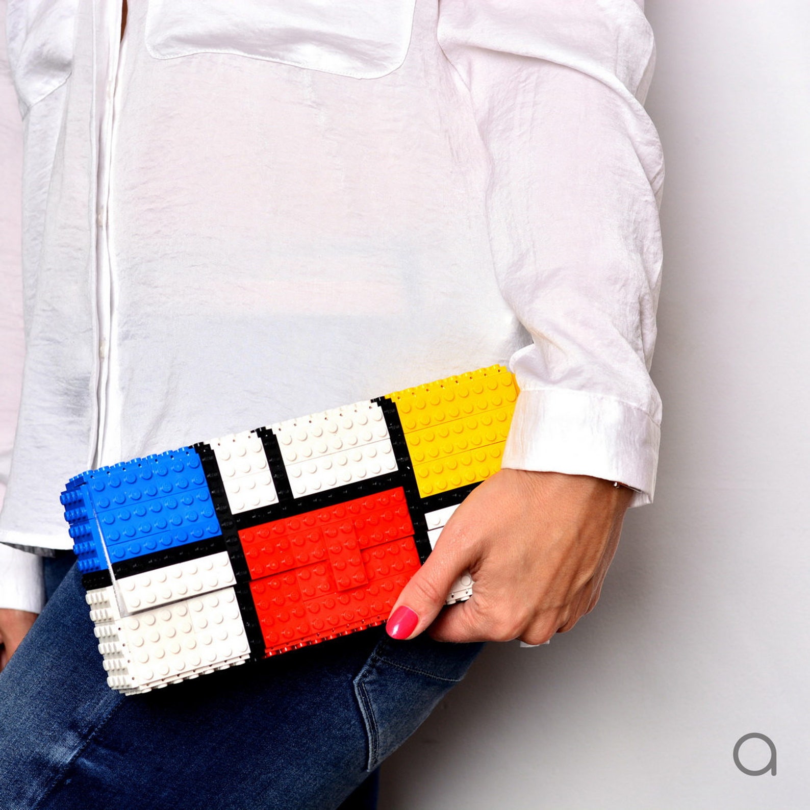 MONDRIAN Bulk Clutch Purse Made With LEGO® Bricks Free | Etsy