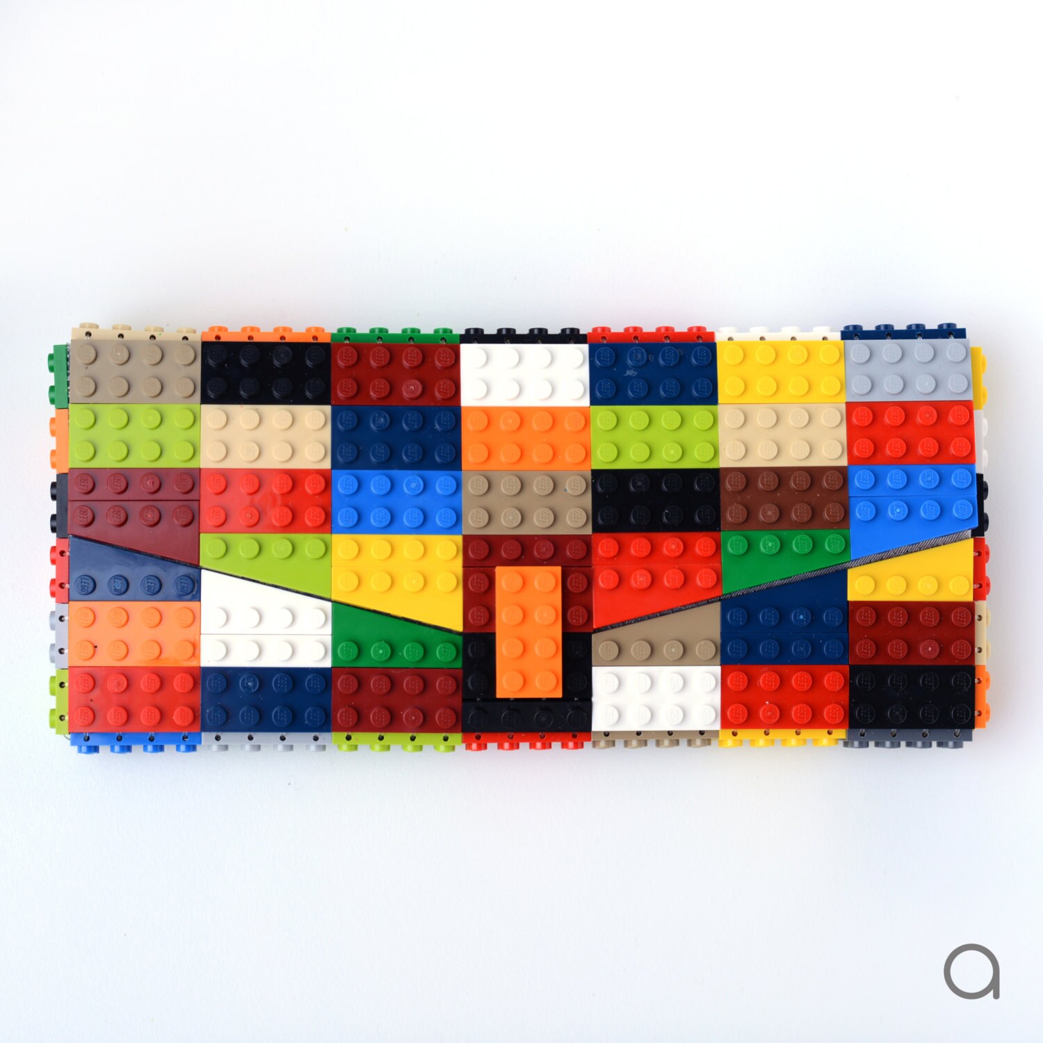 Multicolor Clutch Purse Made With LEGO® Bricks FREE SHIPPING Purse ...