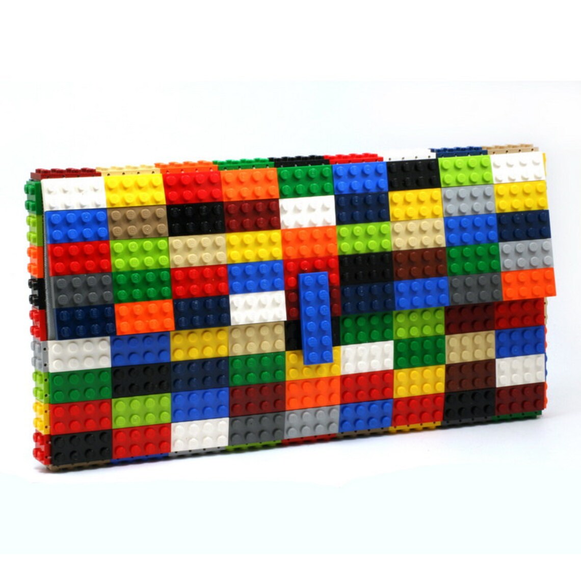 Oversize Multicolor Clutch Made Entirely of LEGO Bricks FREE - Etsy