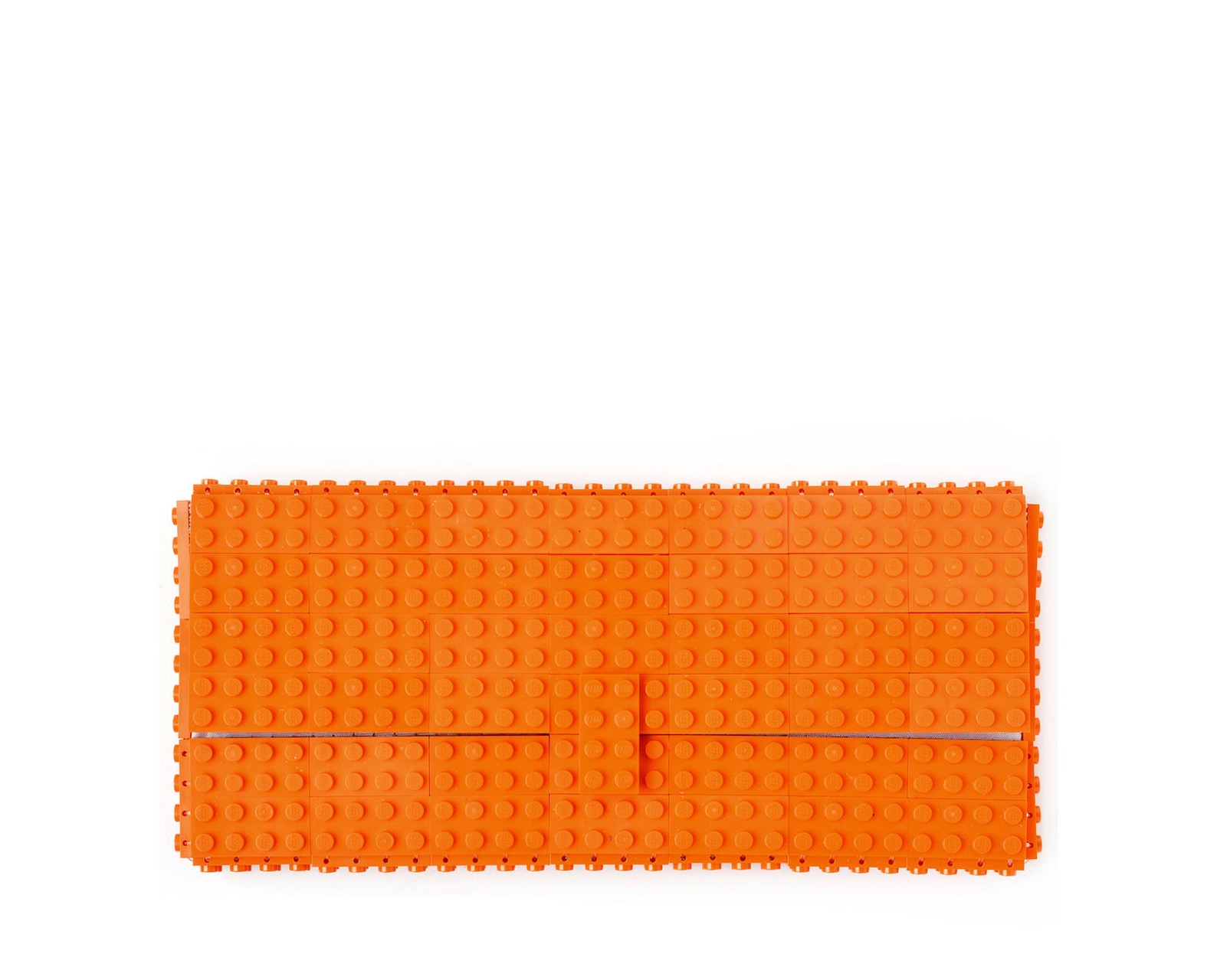Orange Clutch Purse Made With LEGO® Bricks FREE SHIPPING Purse Handbag ...