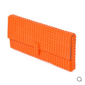 Orange Clutch Purse Made With LEGO® Bricks FREE SHIPPING Purse Handbag ...