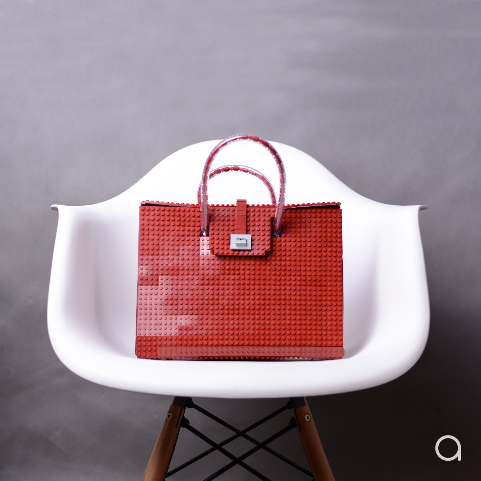 The Brick Bag in Dark Red 32cm Size Made Entirely of LEGO® | Etsy